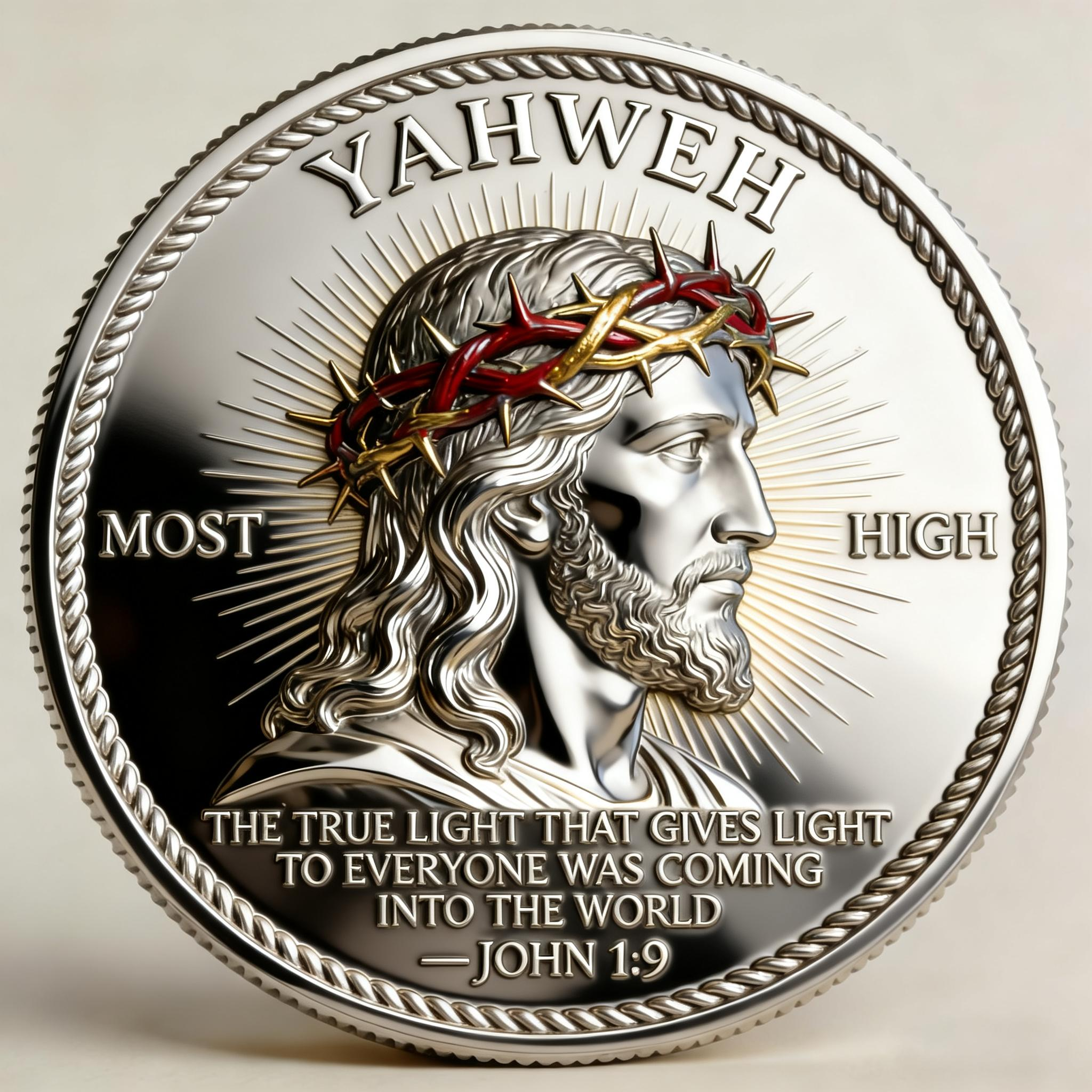 “Yahweh – The Living Light” Faith Commemorative Coin – Jan Goods